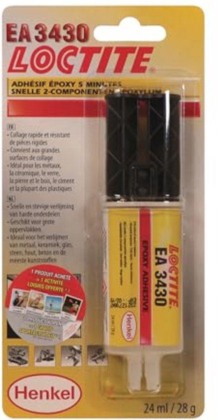 Epoxylijm voor metalen, rubber en kunststof - 24ml | bol