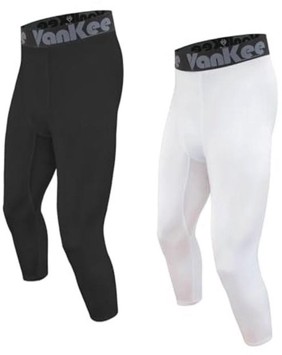 Heren Compressiebroek 3/4 - Atletische Strakke Legging voor Sport | bol