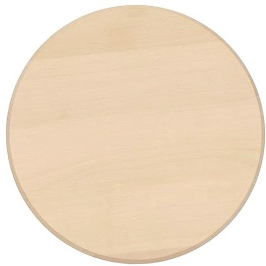 Houten Snijplank Rond - Beukenhout Plank van 60 cm Diameter | bol
