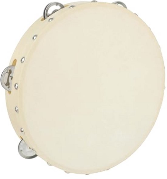 Houten Tamboerijn 10 Inch - Traditionele Enkele Met Jingles | bol