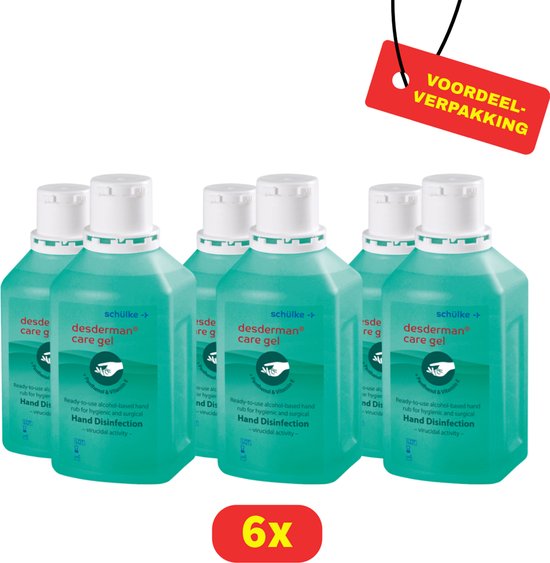 Desderman Verzorgingsgel - Handdesinfectie Gel - 6 x 100 ml ...