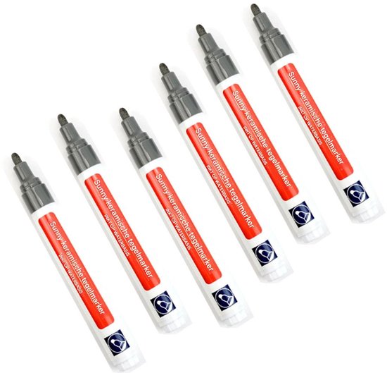 EXCITAT 6 stuks voegpen - Tegelvoegpen - Waterdicht - Badkamervoegpen ...