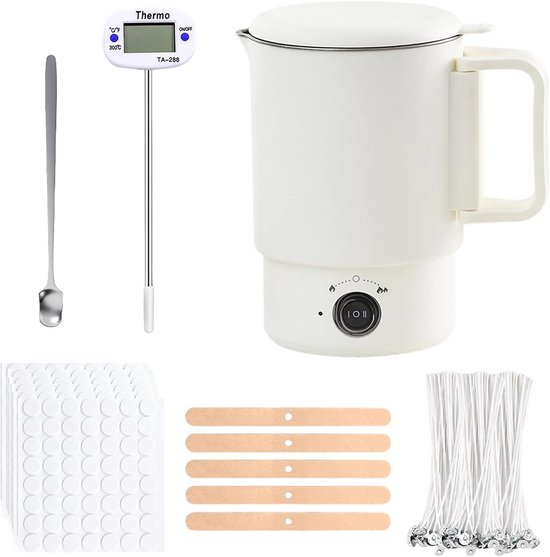 Elektrische Wasmelter Set 800 ml Inclusief Alle Benodigdheden voor ...