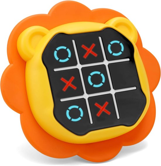 Draagbaar Tic Tac Toe Spel met Dieren Thema - 3-in-1 Puzzel Bordspel ...