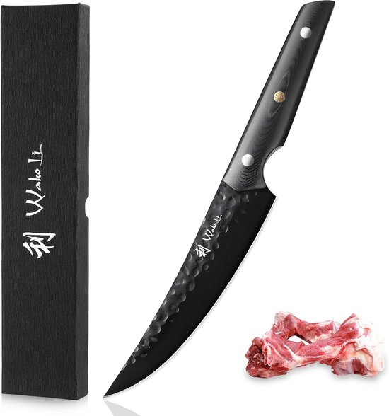 Flexibel Fileermes 15 cm RVS met Zwarte Titanium Coating | Keukenmes ...