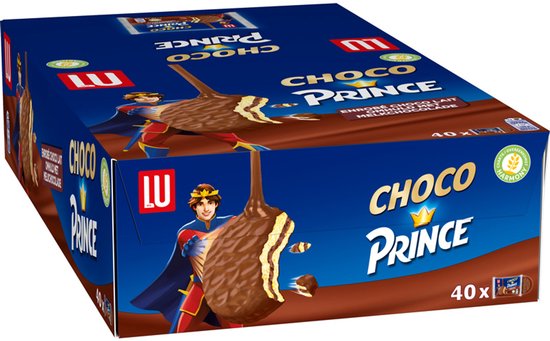 Lu Choco Prince Koekjes 40 zakjes x 28GR (Doos) | bol