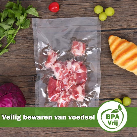 Rivv Premium Vacuümzakken - Voedsel Vacuümzakken - 20×30 cm - BPA-vrij ...