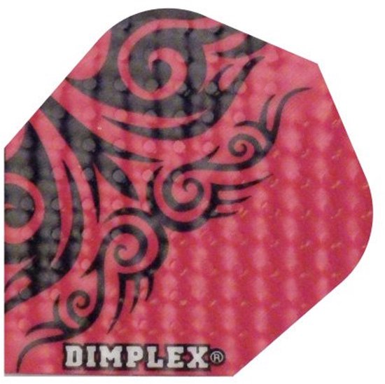 Harrows Dimplex Tribal Red - Dart Flights | bol