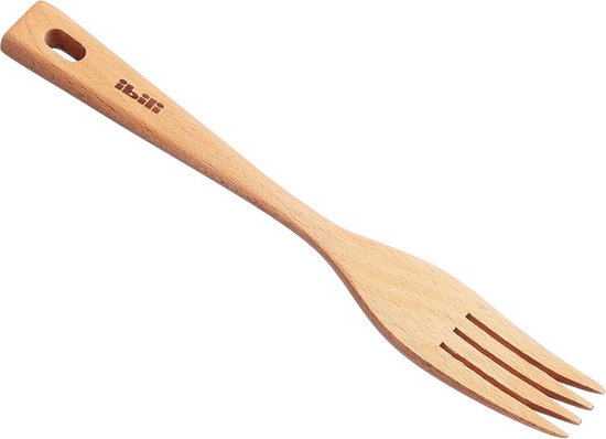 Houten Vork 22 cm - Keukenaccessoire voor Koken en Bakken | bol
