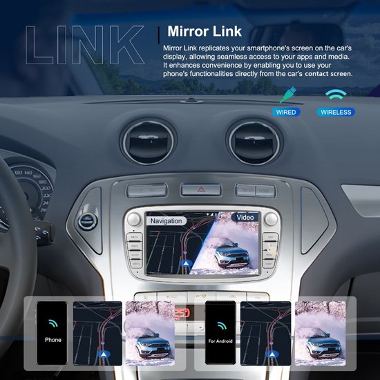 Android Autoradio – Multimedia Unit – Car Stereo – Navigatiesysteem ...