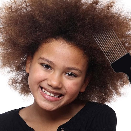 3x Metalen Afro Kam Set met Vuistgreep - Professionele Styling Tool ...