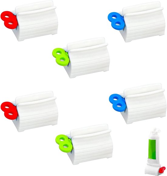 6 Stuks Tube Knijpers voor Tandpasta, Handcrème en Diverse ...