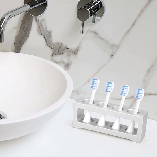 Tandenborstelkop Houder voor Elektrisch, Aluminium, Capaciteit 4 ...
