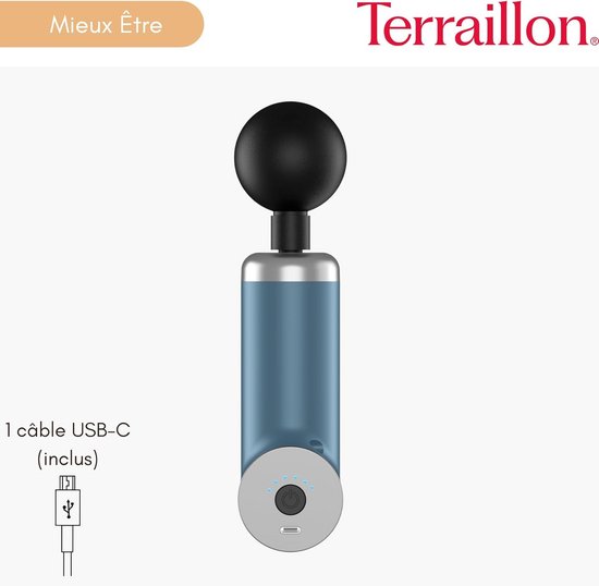 Spiermassagepistool met 6 Snelheden en 4 Koppen - 1800-3200 RPM - 1200 ...