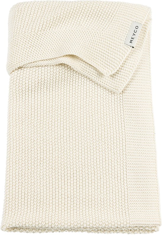 Meyco Baby Mini Relief Wiegdeken - Natural - 75x100cm - 1.0 TOG | bol