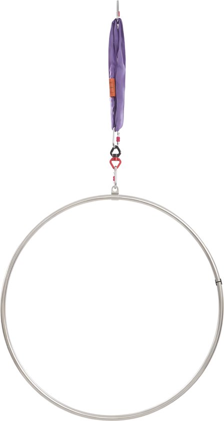 Hoop - Hula hoop - Hoepel - Voor yoga, acrobatiek en circus - Zilver | bol