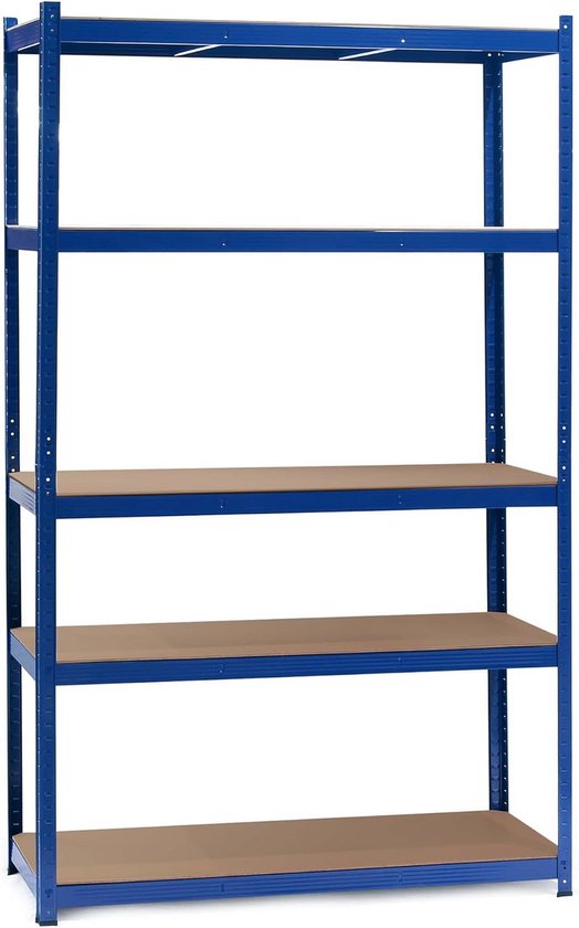 Magazine rek met 5 planken - 120x50x204 cm - 200 kg draagvermogen per ...