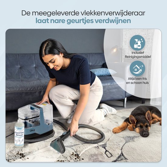 Olvy Tapijtreiniger - Draagbare Vlekkenreiniger - Matrasreiniger ...