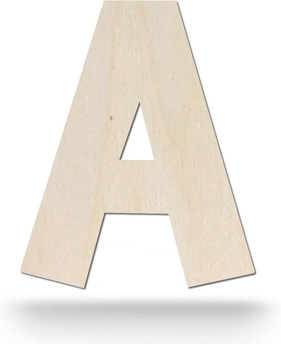 Houten Letters voor Wanddecoratie en Knutselen - Diverse Hoogtes tot 60 ...