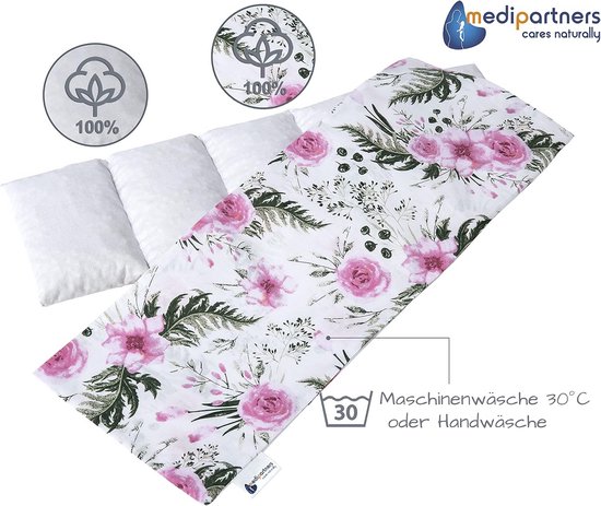 Kersenpit Kussen 60x20cm | Eco Natuur Warmtekussen voor Koudetherapie ...