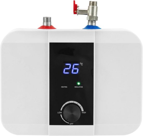 Kleine drukvaste boiler 6 liter 1500W voor gootsteen en badkamer | bol