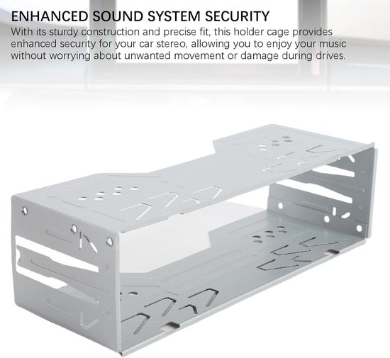 Universal ISO 1 DIN Auto Stereo Installatiekooi - Installatie Montage ...