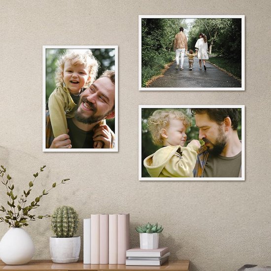 Set van 3 Witte Fotolijsten A3 (42x29,7 cm) voor Posters en Kunstwerken ...