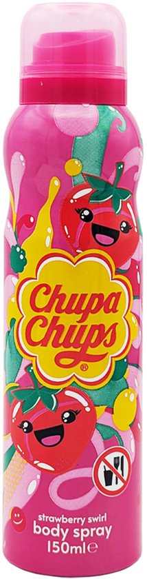 Chupa Chups Bodyspray - Strawberry Swirl | bol