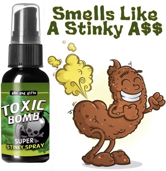 Fart Spray - Poepspray & Scheet Bomb Spray - Prank voor 14+ en ...