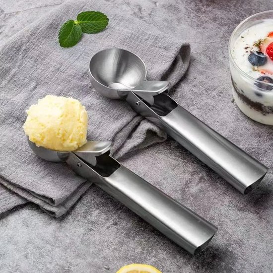 RVS schep voor ijs, aardappelen en rijst | bol