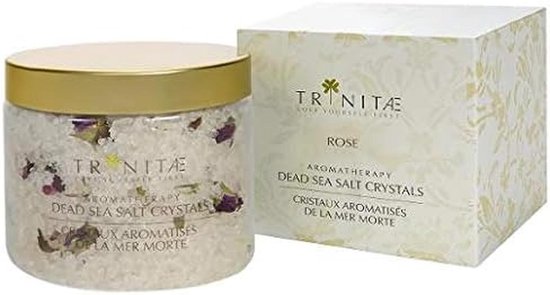 Dode Zee Badzout Kristallen met Aromatherapie Rozengeur - Ontspannend ...