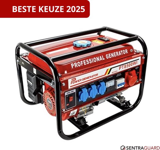 PowerTech PT-8500W: Professionele Benzine Generator 2500W piekvermogen ...