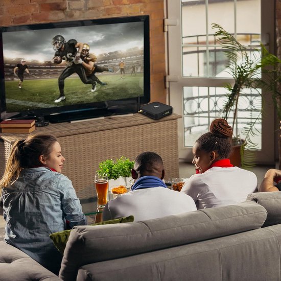 Android TV Box 4GB/32GB met Quad-Core Processor voor Streaming en Apps ...
