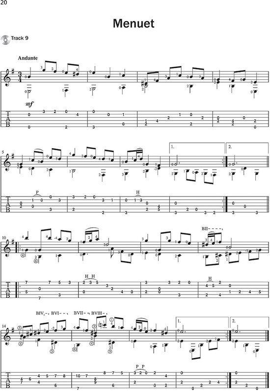 Tablatures de Guitare Classiques : 16 Pièces Célèbres en Notation et ...