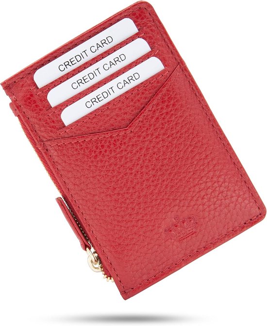 Compact Cardholder Dames - Echt Leer Portemonnee met 7 Vakken & RFID ...