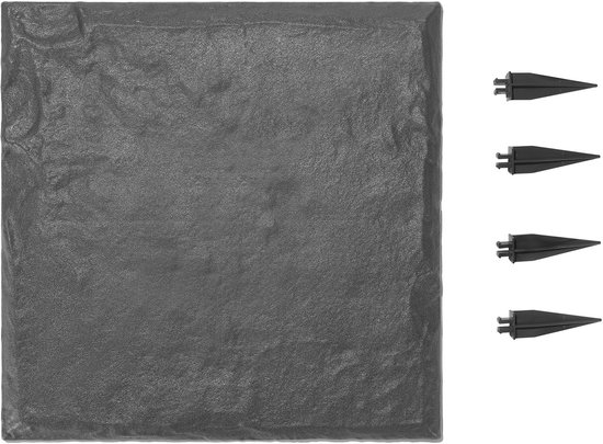 Tuinstapstenen - Kunststof Staptegels - 4 Stuks - 39,5 x 39,5 cm - Met ...