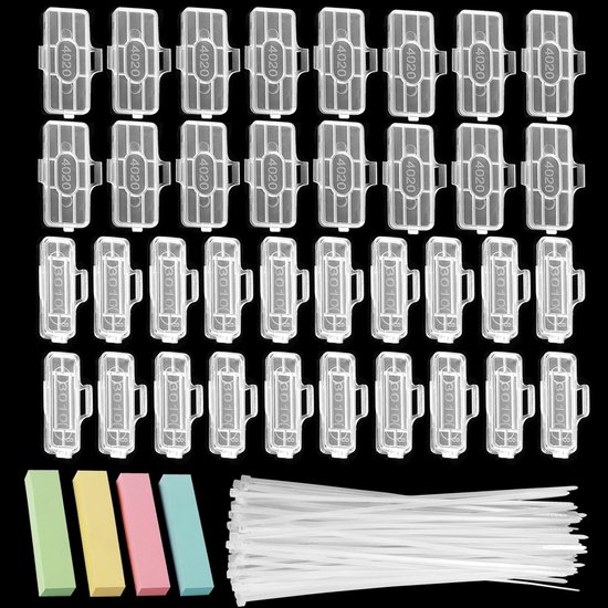 60x Étiquettes de Câble Transparentes Autocollantes pour Identification ...
