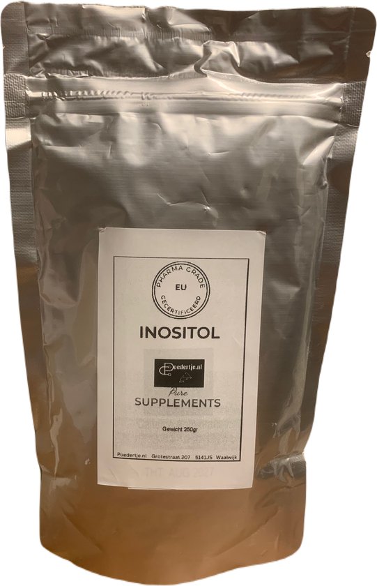 Inositol poeder 250gr - Poedertje.nl | bol