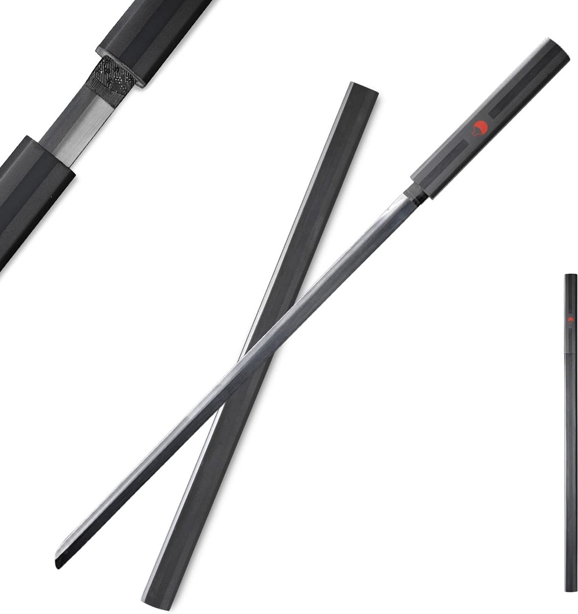 Naruto - Sasuke Katana - Zwarte Full Metal Kusanagi - Anime - Katana ...