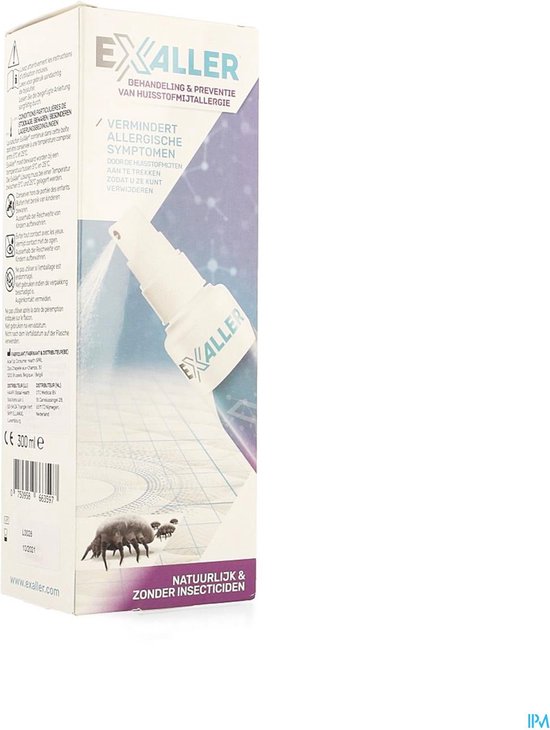 ExAller Anti Huisstofmijt Spray 300ml: NIEUWE FORMULE! 100% Natuurlijk ...