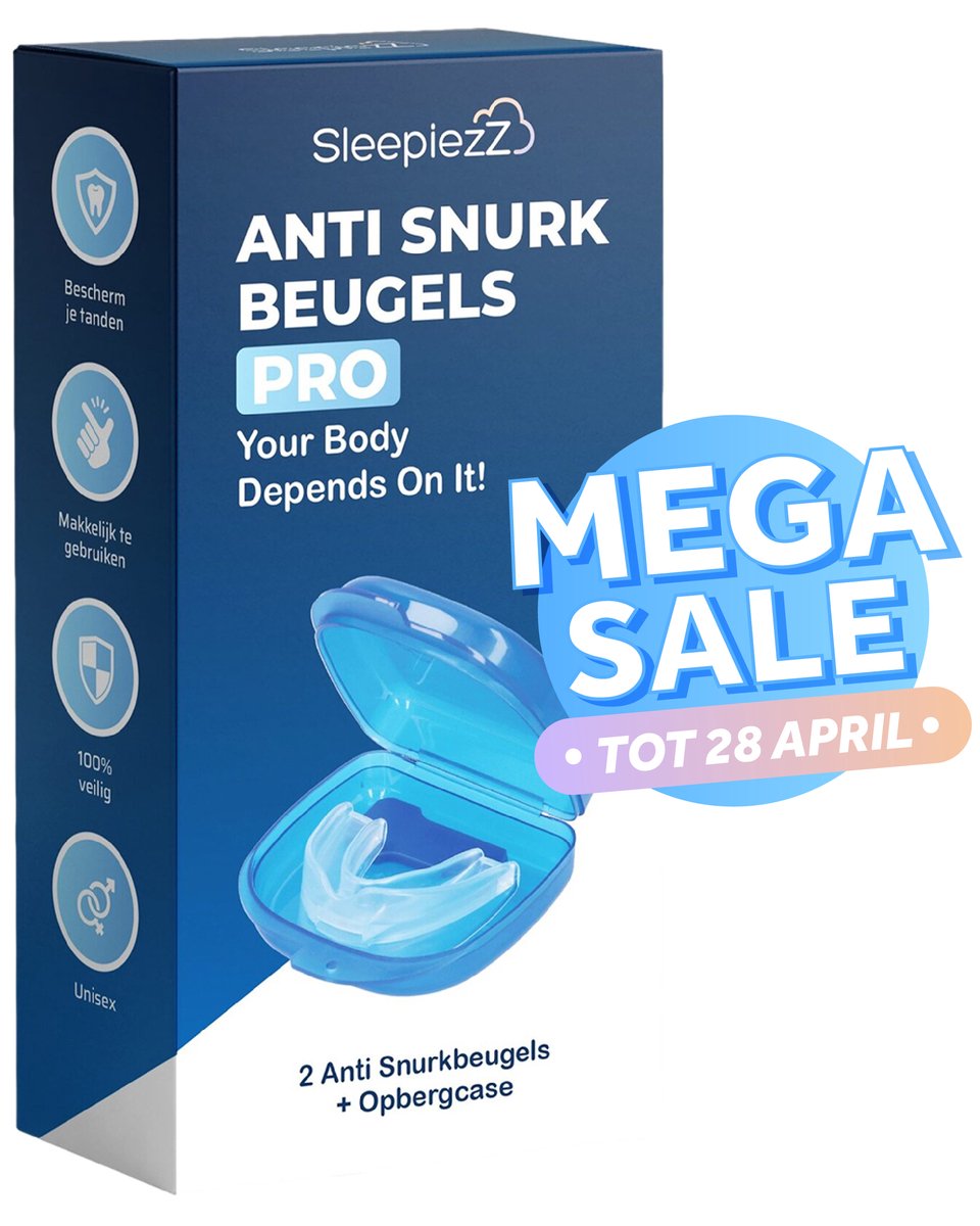 SleepiezZ Anti Snurk Duopack - 2 Snurkbeugels – Anti Snurk bitje | bol.com