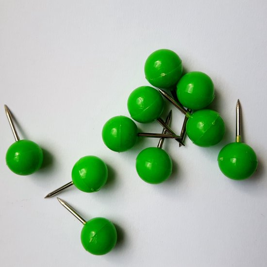 punaises Groen rond / bol prikbord | bol
