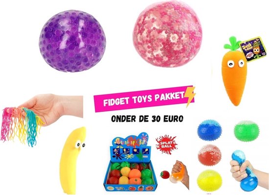 Fidget Toys pakket onder de 30 euro - 7 delig pakket - Regenboog ...
