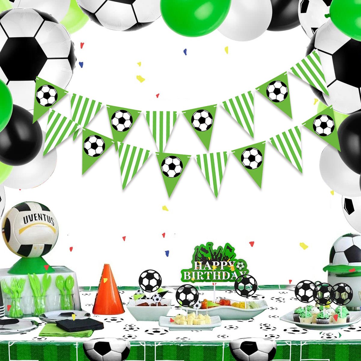 Voetbal Versiering Verjaardag Voetbal Slingers Verjaardag Versiering ...