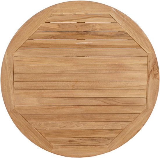 MaximaVida rond teakhouten tafelblad Java 80 cm | bol