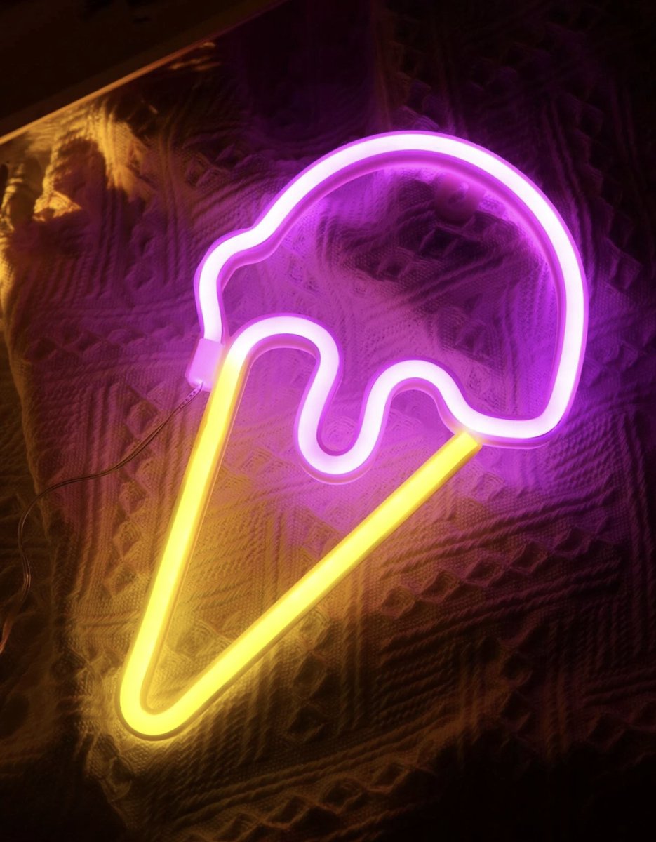 Neon verlichting ijs - ijs - ijsje - Neon wandlamp - Horeca - Neon ligt ...