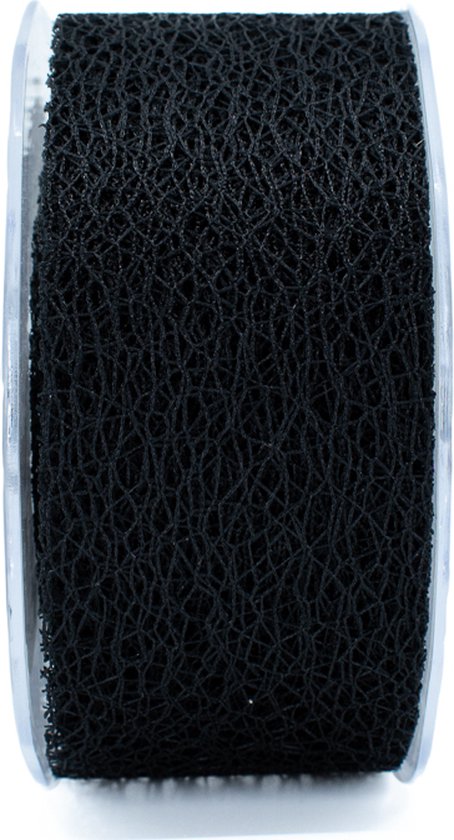 Zwart Lint - 5 cm Breed Weblint - 20 Meter Lang - Voor het Inpakken van ...