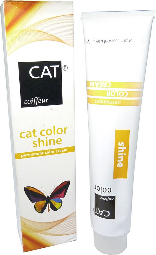 Cat Color Shine Haarkleuring Permanente Crème 120ml - 55.55 Intense ...