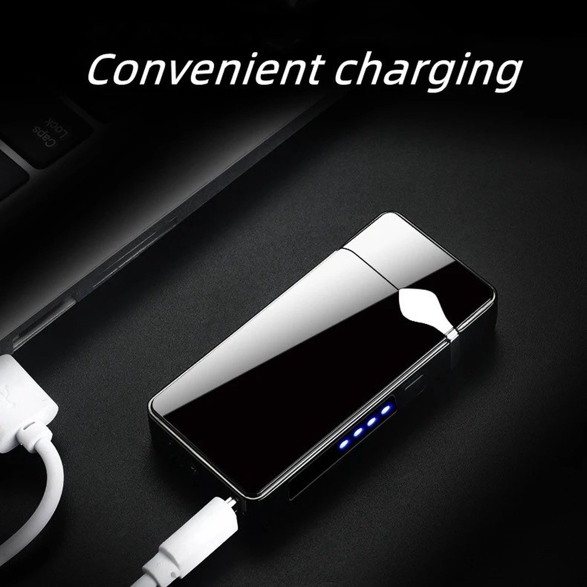 Aansteker- power display- oplaadbare aansteker met usb - windbestendig ...
