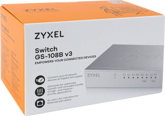 ZyXEL GS-108B V3 - Switch | bol